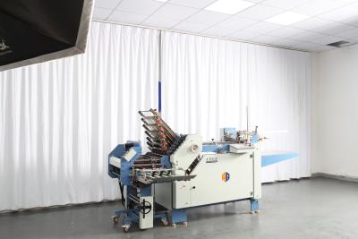 China Gear Driven Automatic Paper Folding Machine For Printing Industry CE Certification for sale