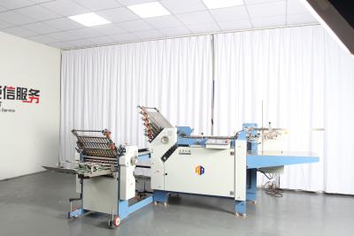 China Professional Commercial Paper Folding Machine With Width 480mm 12 Buckle Plate for sale