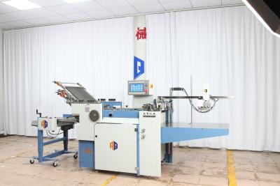 China 530mm Width Commercial Paper Folding Machine With PLC Controlled 220m / Min for sale