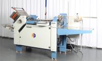 China Commercial Electric Paper Folding Machine With 14 Buckle Plate 180m / Min for sale