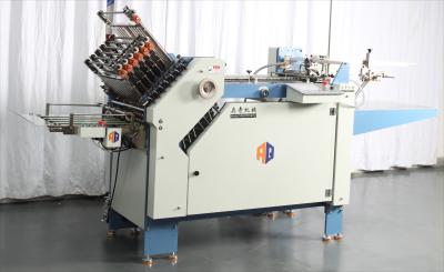 China 360mm 8 Buckle Plate Auto Paper Folding Machine With High Speed Feeder Head for sale