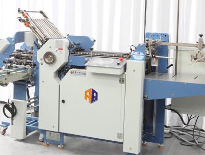 China 480mm Width Parallel Cross Fold Paper Folding Machine With 4 Buckle Plates for sale