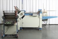 China 380V Automatic Cross Fold Paper Folding Machine For Pharmaceutical Leaflets for sale