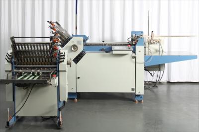 China 380V Automatic Cross Fold Paper Folding Machine For Pharmaceutical Leaflets for sale