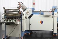 China Gear Driving Cross Fold Paper Folding Machine With 480mm Width 6 Buckle Plate for sale