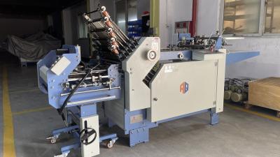 China High Speed Cross Fold Paper Folding Machine For Booklet CE Certificate for sale