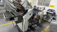 China Booklet Leaflets Commercial Paper Folding Machine With PLC Electrical System for sale