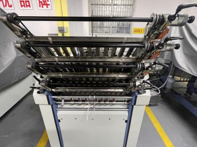 China 360mm Width Paper Folding Equipment Fully Automatic PLC Controlled 380V Power for sale