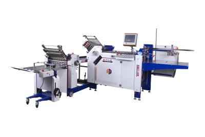 China AOQI A3 Instruction Leaflets Folder Paper Folding Machine For Printing Factory Use for sale