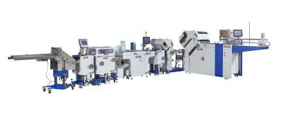 China AOQI Silent Width 600mm Pharmaceutical Folding Machine For Folded Pharma Inserts Pharmaceutical Outsert System for sale
