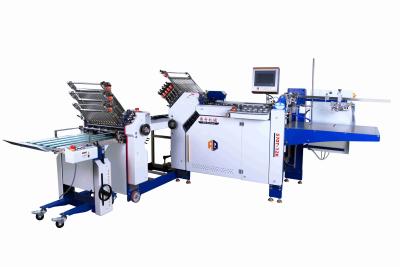 China Width 570mm Large Format Paper Folding Machine With Flat Pile Feeder For Folded Booklet for sale