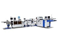 China 600TS Pile Feeder Automatic Pharmaceutical Outsert Folding Machine With Labeling Machine For Folded Pharma Instruction Manual for sale