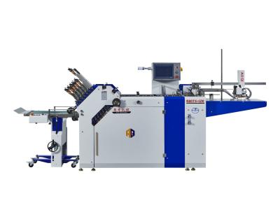 China Pharma Leaflets Large Format Width 480mm Inserts Folding Machine With 12 Pockets For Printing Pharma Instruction for sale