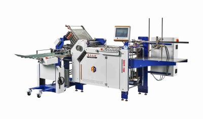 China AOQI Leaflet Paper Folding Machine with Cross Fold Knife for Folded Inserts for sale