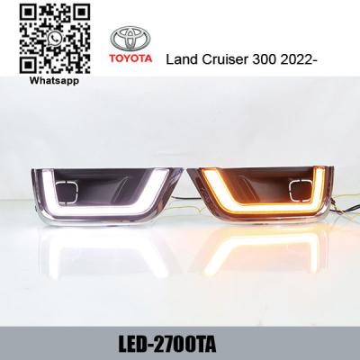 China Toyota Land Cruiser 300 DRL LED Daytime driving turn signal Lights factory aftermarket for sale