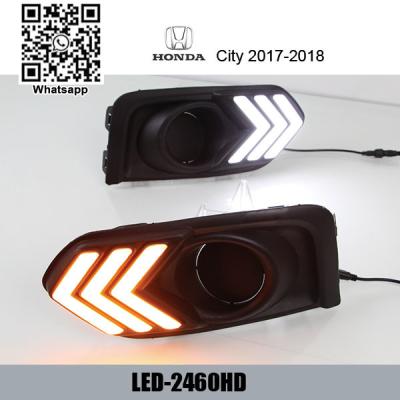 China Car DRL LED Daytime driving Lights extra for Honda City aftermarket for sale
