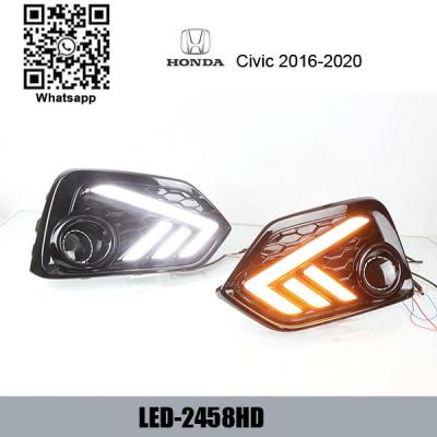 China Honda Civic 2016-2020 Car LED cree DRL day time running lights driving daylight for sale