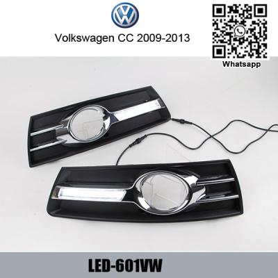 China Volkswagen VW CC DRL LED Daytime Running Light car light manufacturers for sale