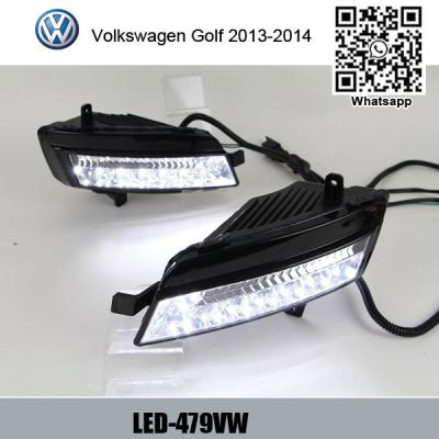 China Volkswagen VW Polo DRL LED Daytime driving Lights Car front daylight for sale