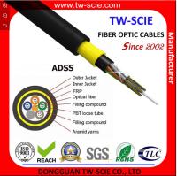China All Dielectric Self Support 24 Core Fiber Optic Cable ADSS No Metal Material In The Structure for sale