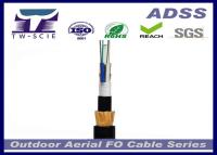 China China Long Span Aramid Yarn Strength Armored Fiber Optic Cable Self Support Aerial ADSS for sale