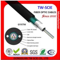 China 4f 50/125Mm GYXTW Aerial Fiber Optic Cable With Unitube Light Armored Structure for sale