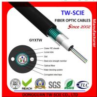China G652D Single Mode Loose Tube China Fiber Optic Cable GYXTW For Outdoor Aerial for sale