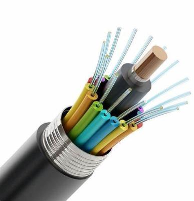 China Single Mode Direct Buried Fiber Optic Cable for Long Distance Communication for sale