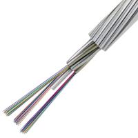China 16 Core Central Tube PE Jacket FTTH Fiber Optic Cable With Steel Wire Strength Member for sale