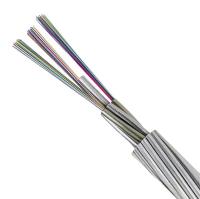 China Customized Central Tube OPGW Fiber Optic Cable With PE Jacket For FTTH FTTB FTTX Network for sale