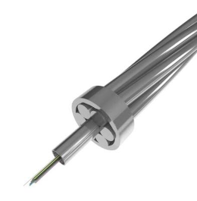 China OPGW Typical Designs Of Central Al-Covered Stainless Steel Tube For Power Communication Aerial Installation for sale