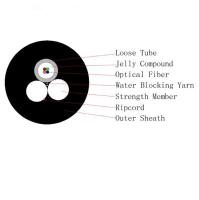 China 8core Outdoor Span 100m As Drop Optical Fibre Mini ADSS Fiber Optic Cable for sale