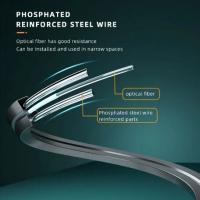 China 2 Cores Single-Mode With 2 Parallel FRP FTTH GJXH Drop Fiber Optical Cable for sale