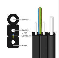 China Self-Supporting FTTH Drop Cable 1 Core To 4 Cores Indoor Outdoor Overhead Optical Fiber Cable for sale