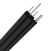 China FIBER OPTIC 4 CORE 2km FTTH DROP CABLE SINGLE MODE FIBER OPTIC CABLE for sale