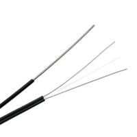 China Outdoor 1 Core 2 Core 4 Core Steel Wire Drop Fiber Optic Cable For FTTH for sale
