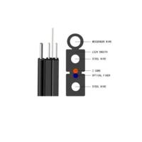 China Steel Wire Outdoor 1core 2cores 4cores Self Supporting G657a1 G657a2 9/125 FTTH Drop Cable for sale
