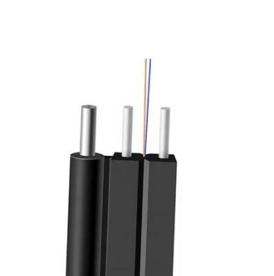 China Self Supporting 2 Core FTTH Indoor Outdoor Fiber Optic Drop Cable for sale