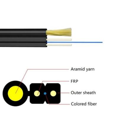 China FTTH Drop Cable 1 CORE G657A2 G657A1 Fiber Optic Cable for sale