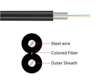 China FTTH Drop Cable 1 CORE G657A2 G657A1 Fiber Optic Cable for sale