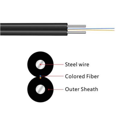 China FTTH Drop Cable 1fo G657A Fiber Optic Cable for sale