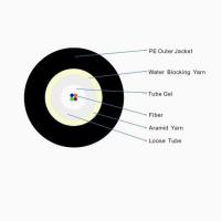 China 2-12 Cores Uni-Loose Tube Parllel Wires Optical Cable Cst Fiber Optic for sale