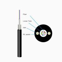 China Outdoor Armored Singlemode Fiber Optic Cable With G652D Fiber HDPE Jacket GYXTW for sale