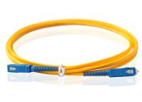 China SC UPC Fiber Patch Cord , Fiber Jumper Cables SM 3.0mm PVC Jacket OEM for sale
