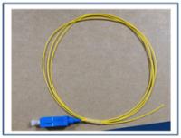 China Single Mode Simplex SC APC Fiber Optic Pigtail with different type of connectors are available for sale