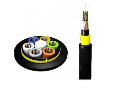 China Aerial/Direct burial Large Span Dielectric Fiber Optic Cable ADSS For Long Distance Telecom for sale
