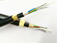 China Aerial/Direct burial Large Span Dielectric Fiber Optic Cable ADSS For Long Distance Telecom for sale