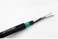 China 6 Core Outdoor Fiber Optic Cable Single Mode For Direct Buried with PE outer sheath for sale