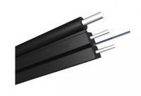 China Self-supporting Soft Fiber Optic Indoor Cable Black / White Jacket Color 245±10um Coating Diameter for sale