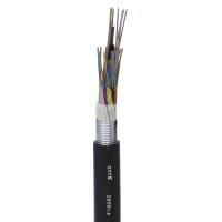 China GYTS Steel Armored with PE sheath Fiber Optic Cable For Duct And Aerial with loose tube for sale